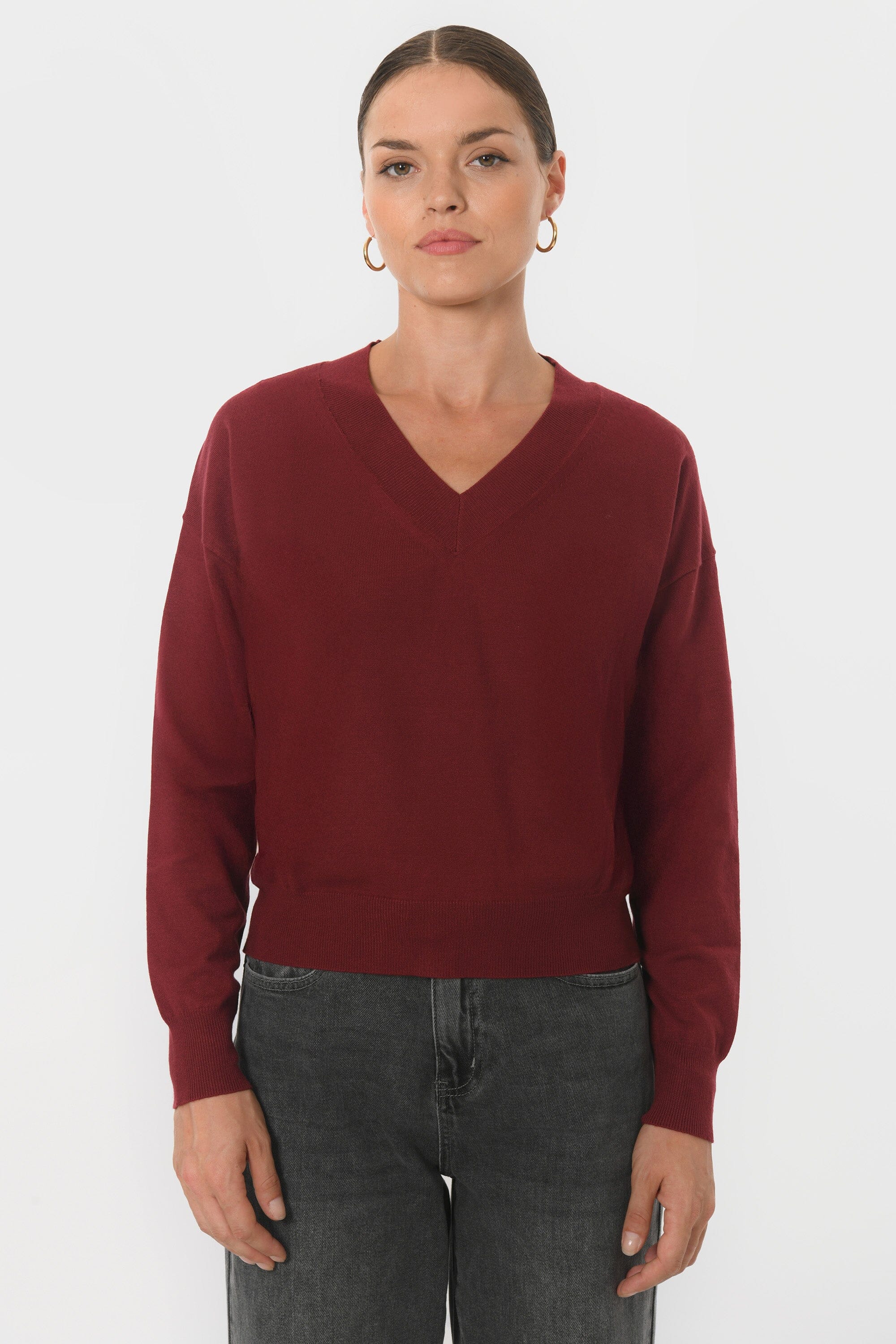 PULL - BELINA - BORDEAUX – kookai